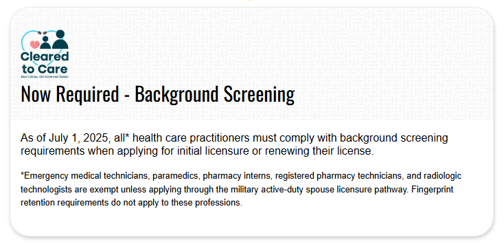 Florida Background Screening Requirements for Healthcare Professionals ...